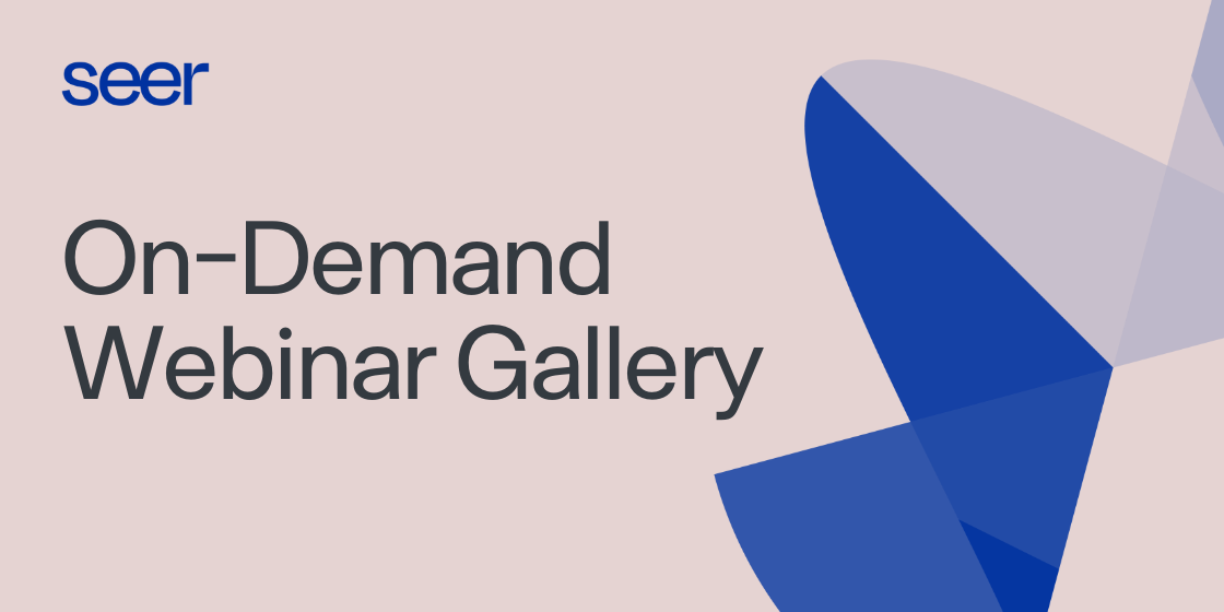 On-Demand Webinar Gallery - Unbiased Proteomics | Seer Inc.